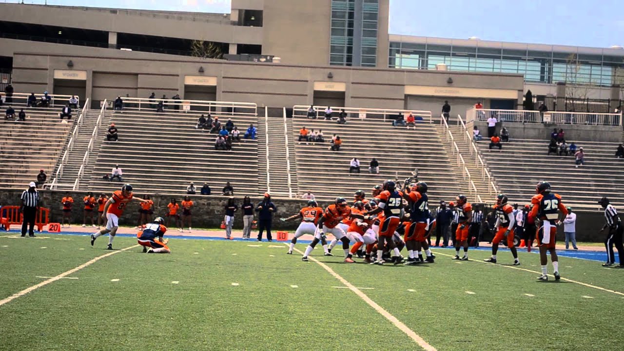 Morgan State 2014 Orange & Blue Spring Game - YouTube