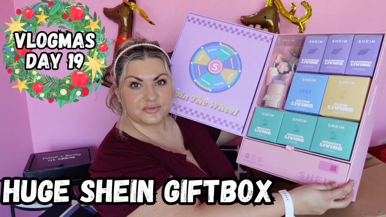 HUGE SHEIN GIFTBOX!!! 🎁 - Vlogmas Day 19 - Stanzie ⭐️ - YouTube