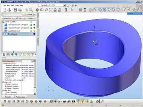 3D machining by 2D contour - YouTube