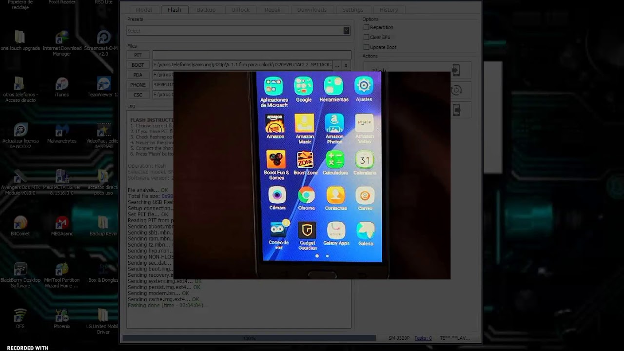 Samsung Galaxy J3 4G SM-J320p Solucion Unlock error liberar Z3x Crack ...