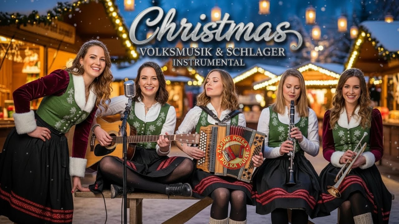 🎷🎄 Traditional German Christmas Music Live – Cozy Bavarian Winter Folk ...