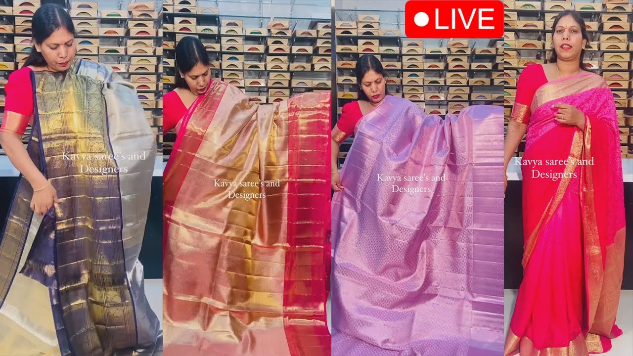 Kanchipattu sarees Kavya Sarees | Gangula Vanaja Reddy @brideessentials ...