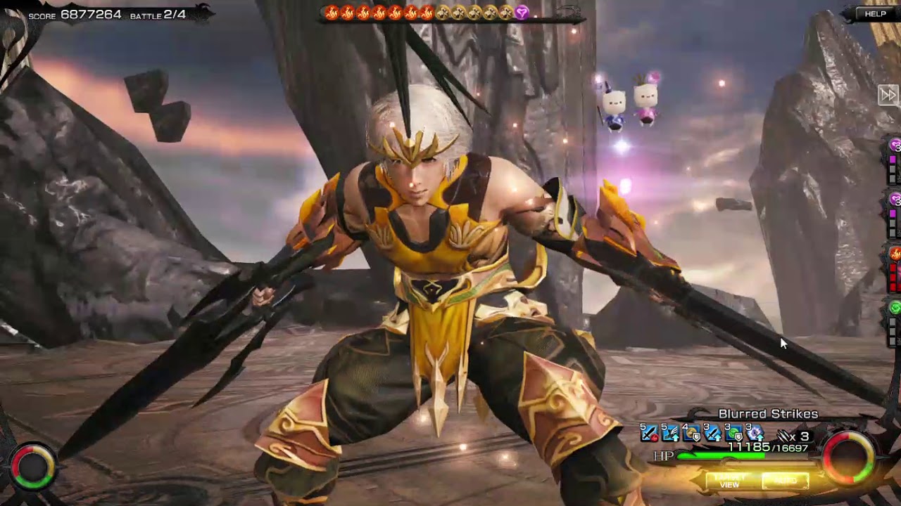 Mobius Final Fantasy - Phantasmic Loop, Endless War Lap 1-4 - YouTube