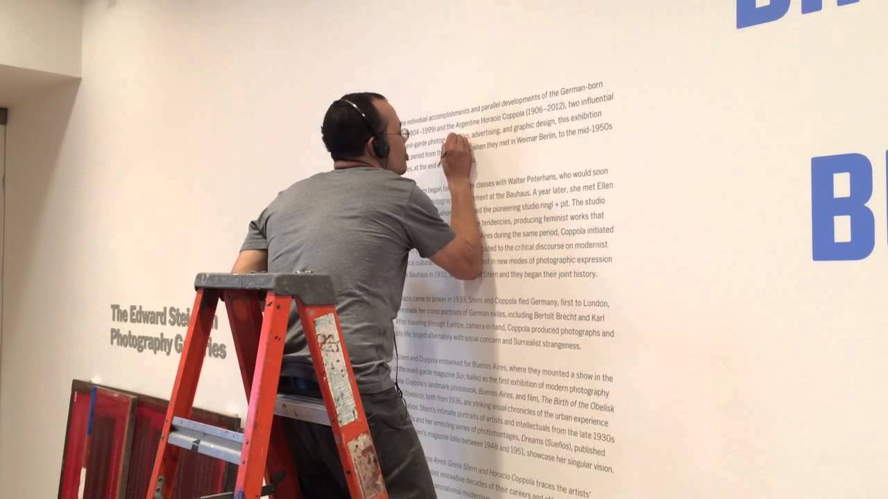 Painting Letters at MoMA - YouTube