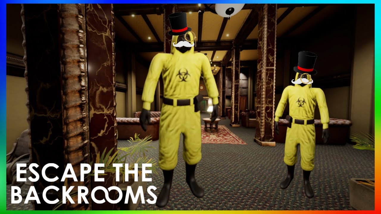 We are DISTINGUISHED GENTLEMEN in the Backrooms: Escape the backrooms w ...