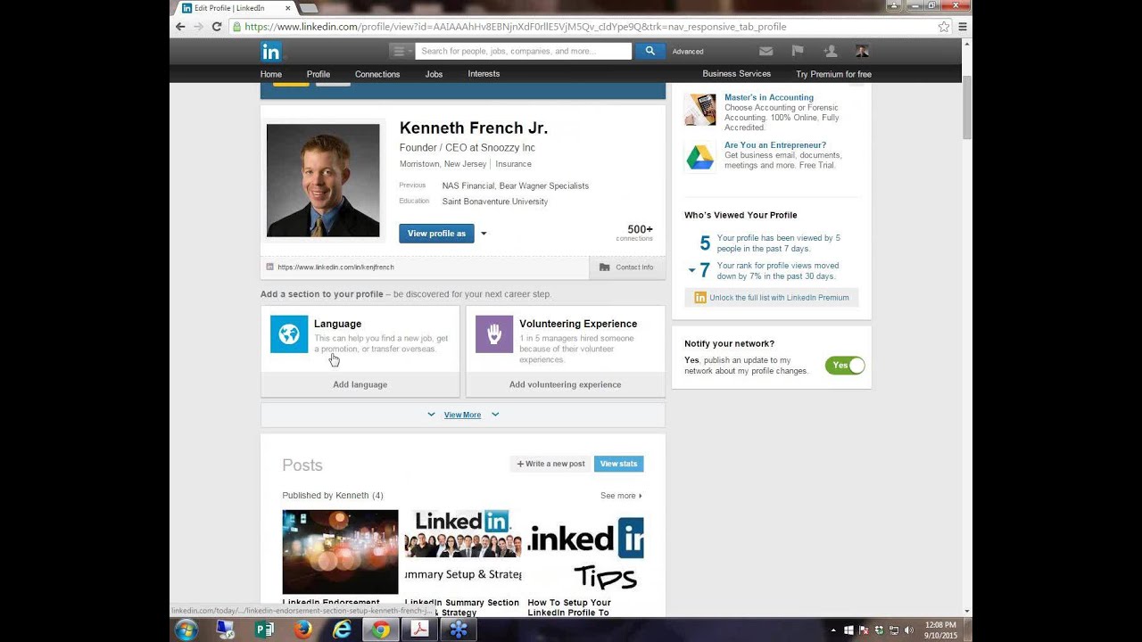 LinkedIn Setup Tips For Insurance Agents - YouTube