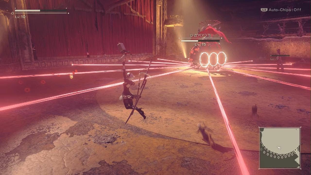 NieR: Automata PS5 Gameplay A - Opera Singer Simone Boss Fight - YouTube