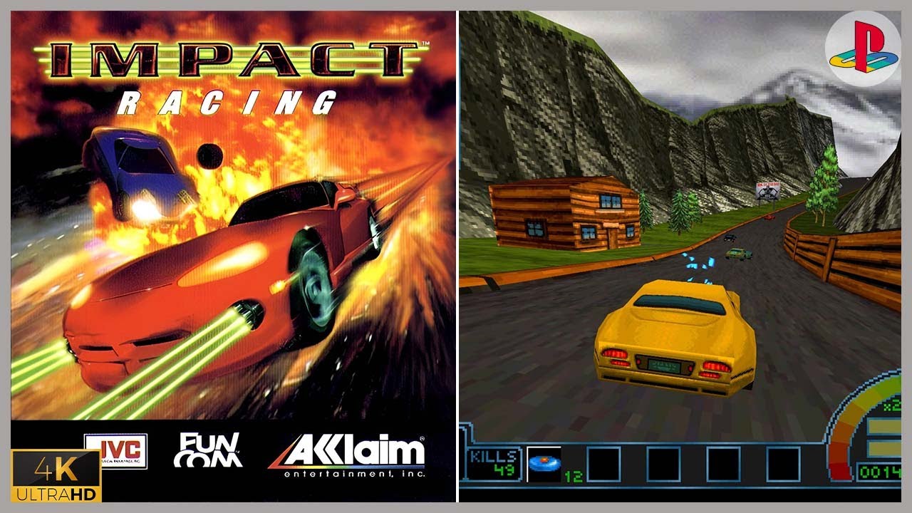 PS1 First Look [152] | Impact Racing (US) (1996) | 4K 2160p - YouTube
