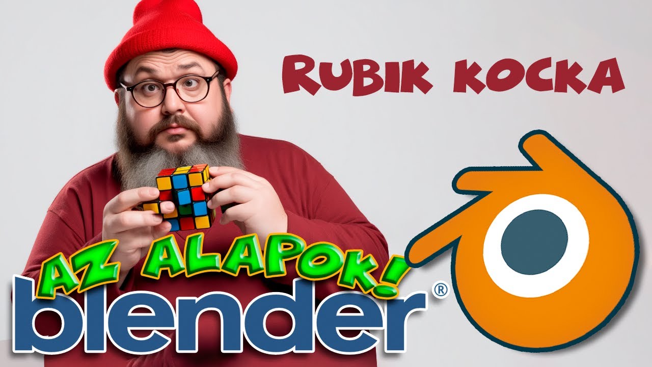 Rubik kocka modellezes - Blender alapok - YouTube