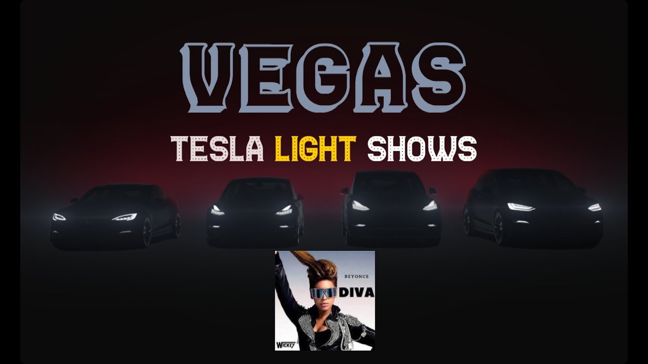 Beyoncé Diva - Tesla Light Show - YouTube