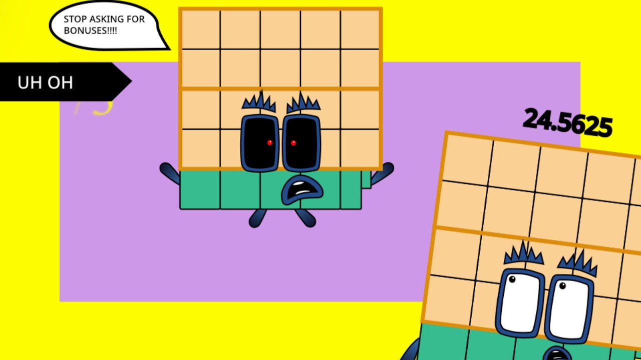 Numberblocks Band Sixteenths 73 - YouTube