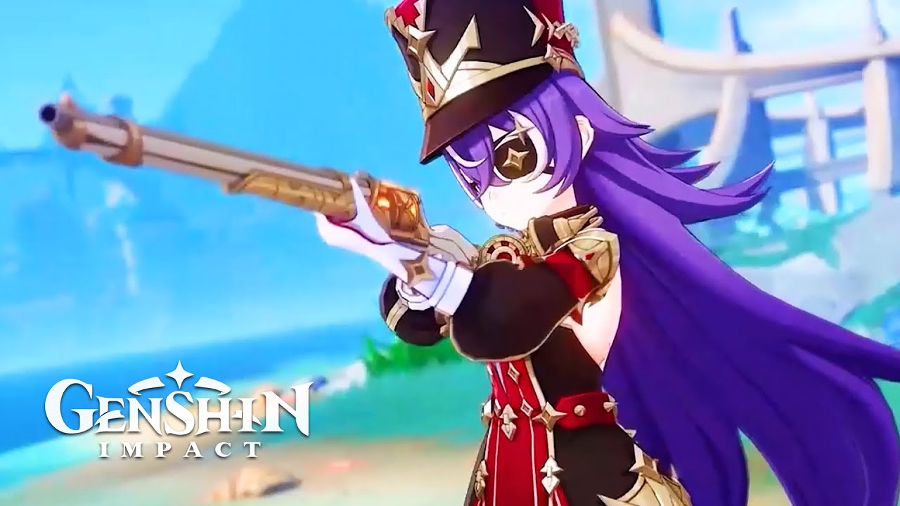 Chevreuse Gameplay Trailer, Idle Animations & Skills | Genshin Impact 4 ...