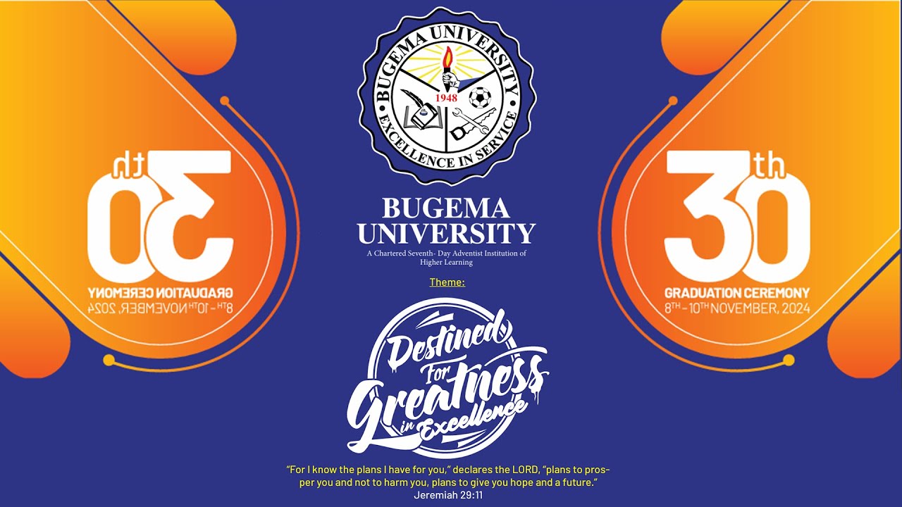 DAY 2 - BUGEMA UNIVERSITY 30TH GRADUATION CEREMONY - 2024 - YouTube