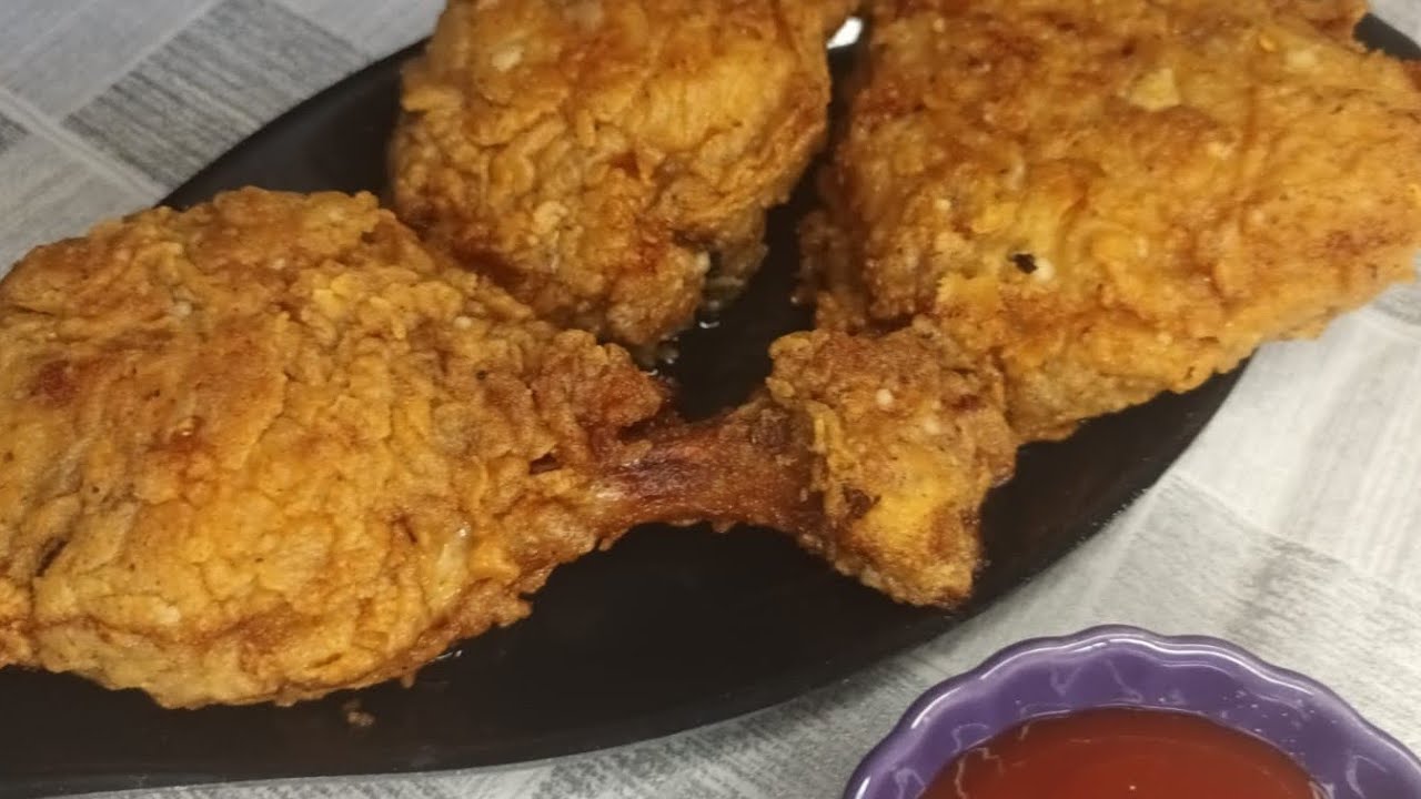 Crispy KFC Style fried chicken| Without egg fried chicken| Yummy ...