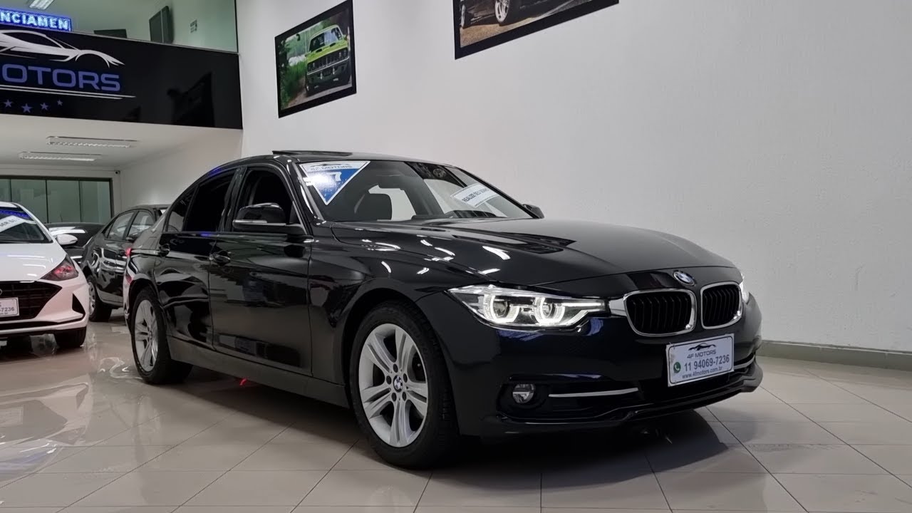 BMW 320i GP Sport Flex 2017, baixo km @4fmotors Pronta entrega - YouTube