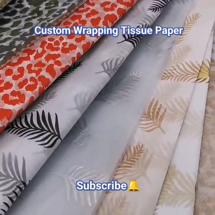 Custom Brand Name Printed Wrapping Tissue Paper for Clothing, Clothes ...