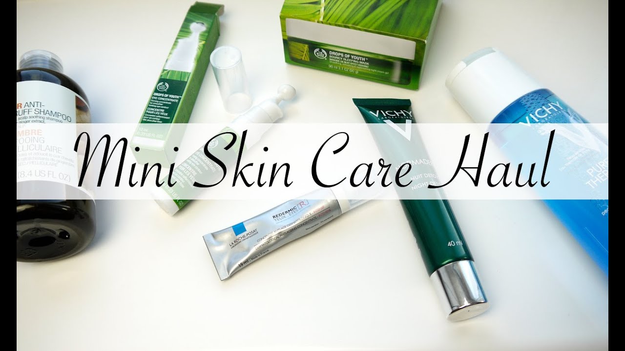 Mini Skin Care Haul - YouTube