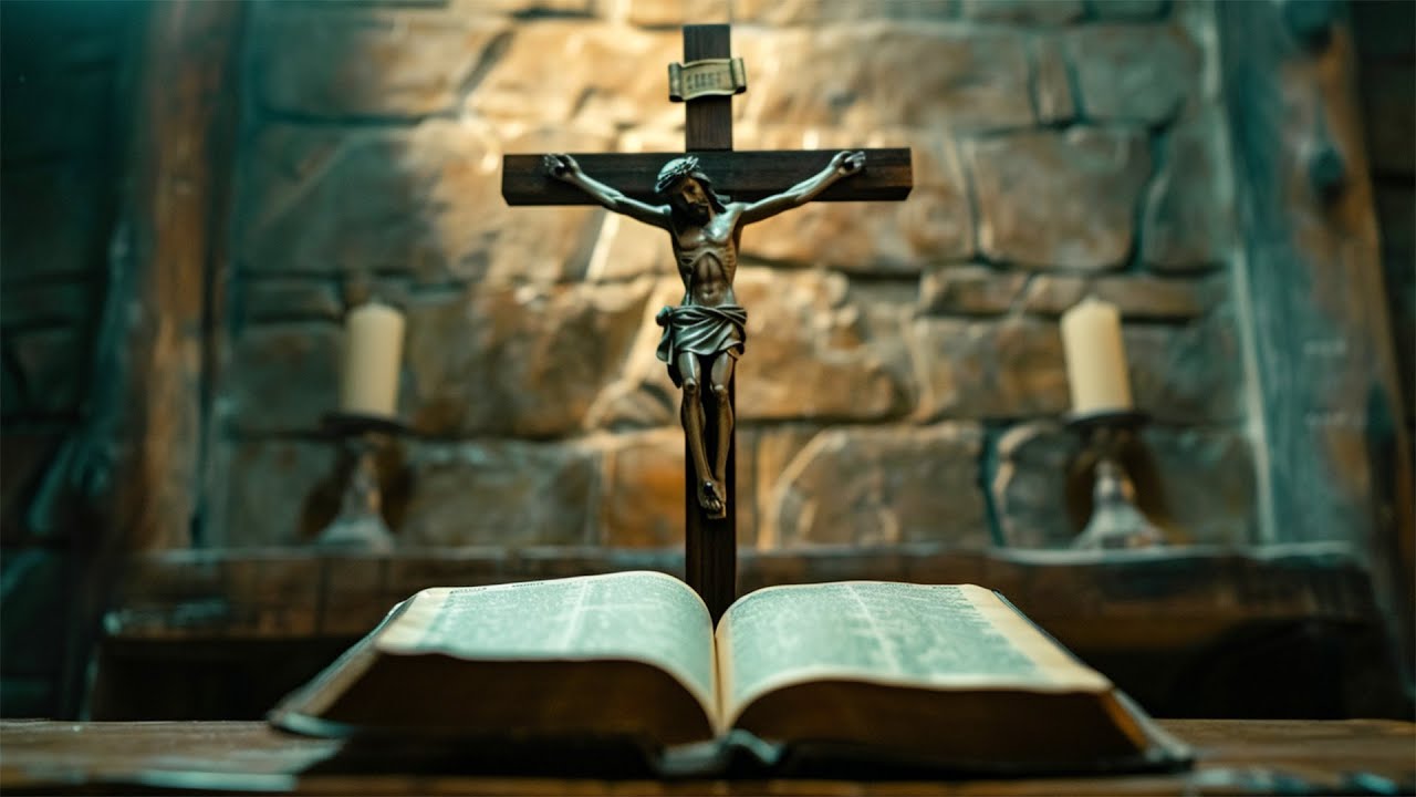 Gregorian Chant for Prayer | Catholic Hymn with the Lord Prayer in the ...