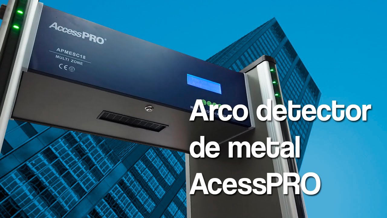Arco detector de metal AccessPRO para control de acceso y seguridad ...