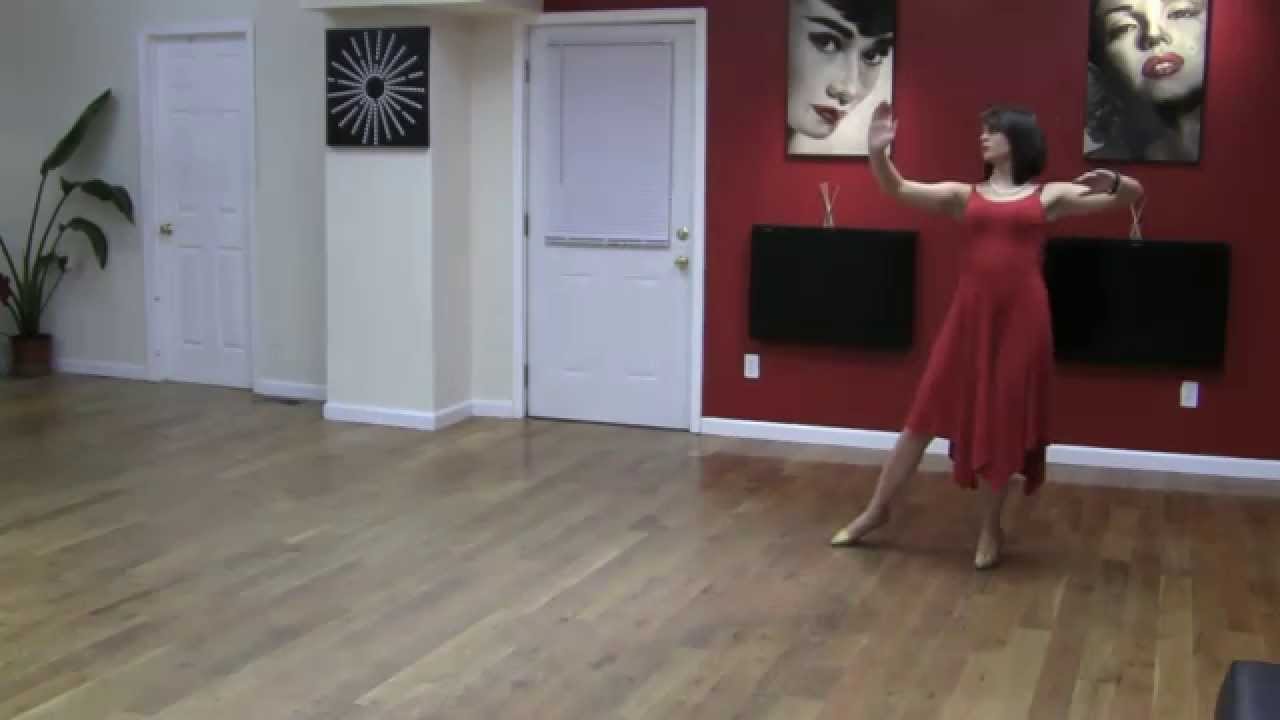 How To Dance Tango Promenade Turning Right - YouTube