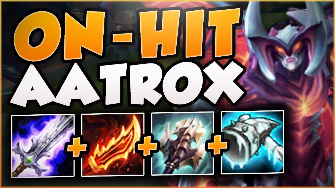 THESE NEW RAGEBLADE BUFFS TURN ON-HIT AATROX INTO A KILLING MACHINE! AATROX TOP! League of ...