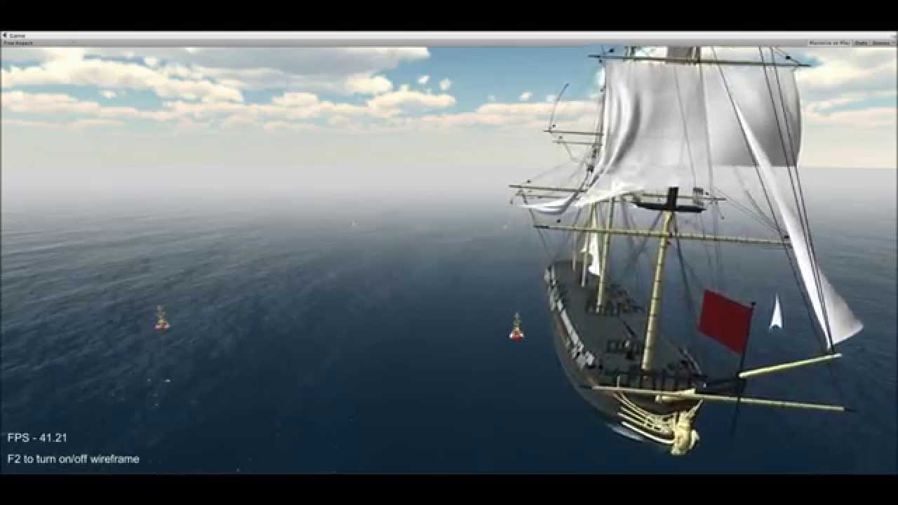 Sailing Physics and Ship Control Demo - 2 - YouTube