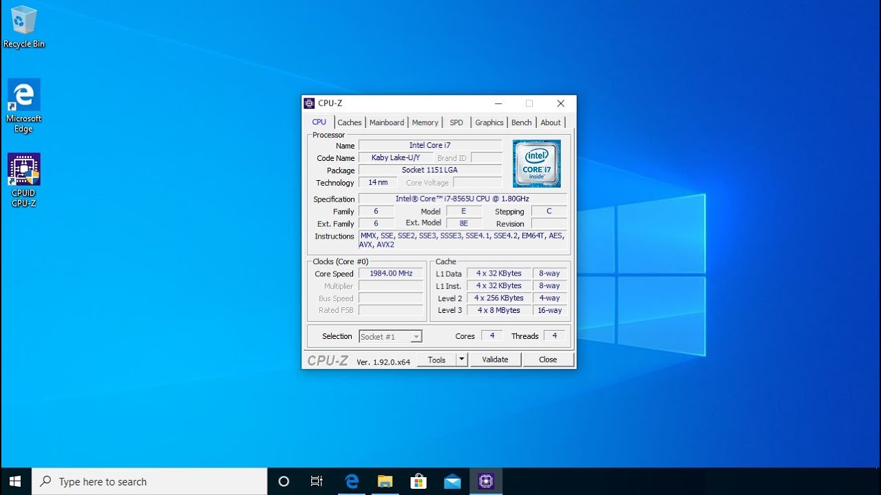 How To Download Install CPU Z On Windows 10 YouTube