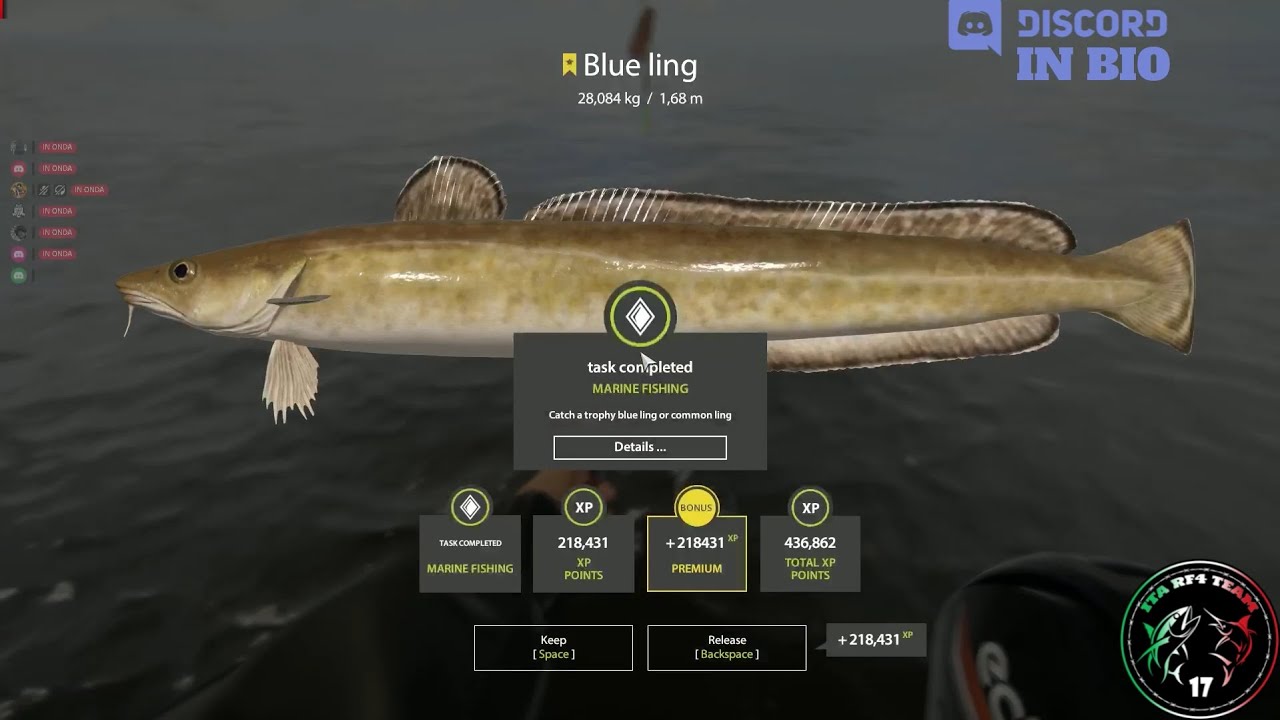 Norwegian Sea spot, Trophy Blue Ling - #48 - Russian Fishing 4 / RF4 ...