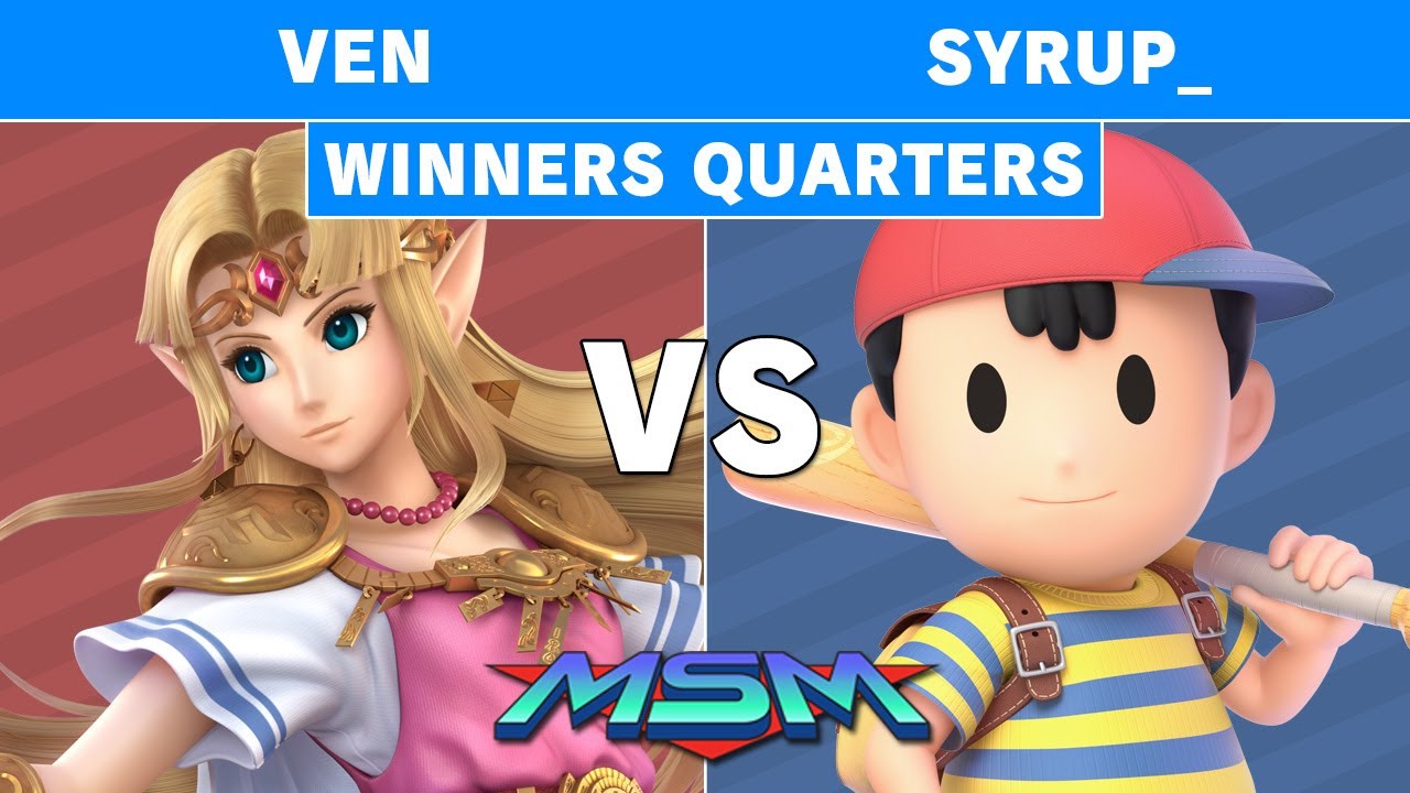 MSM Online 18 - Sugoi | Ven (Zelda) Vs Syrup_ (Ness) Winners Quarters ...