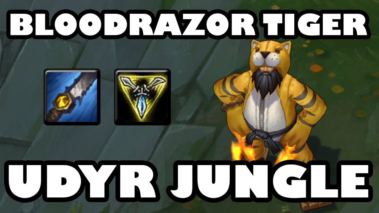 Bloodrazor Tiger | Attack Speed Udyr Jungle Gameplay [7.19] - YouTube