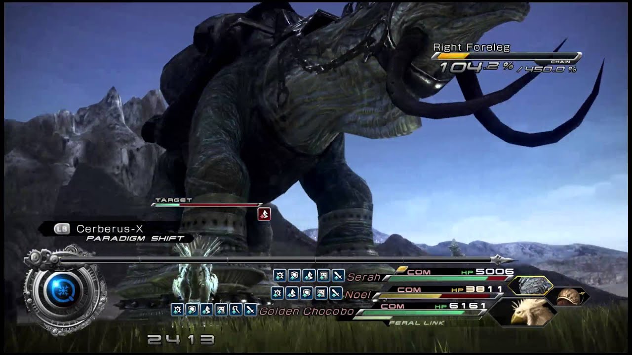 Final Fantasy XIII-2 - PC Steam Gameplay - Long Gui 5 Stars Rank - YouTube
