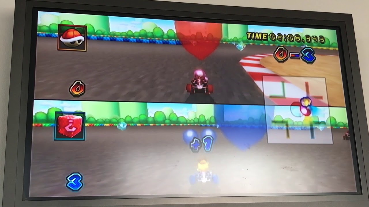 Playing Mario Kart Wii Balloon Battle GBA Battle Course 3 - YouTube