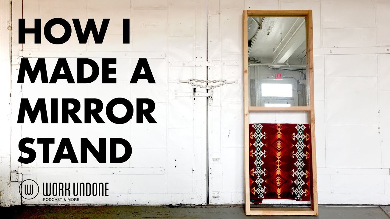 Building a Mirror Stand and Towel Rack : DIY - YouTube