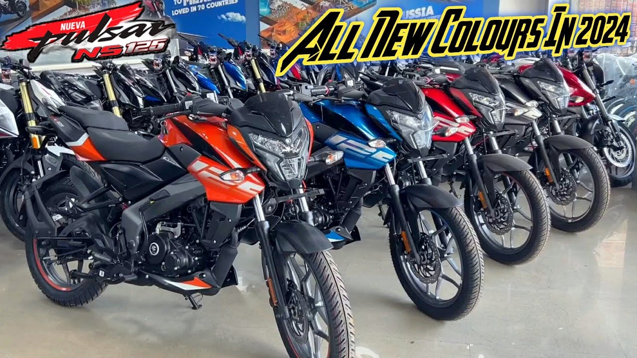 New Bajaj Pulsar NS-125 All New Colours Best Looking In 125cc Bike? 👑 ...