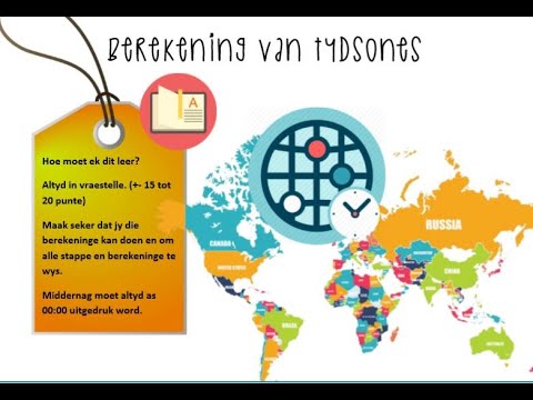 GR 12 DEEL2 VAN 5 TYDSONE BEREKENINGE - YouTube