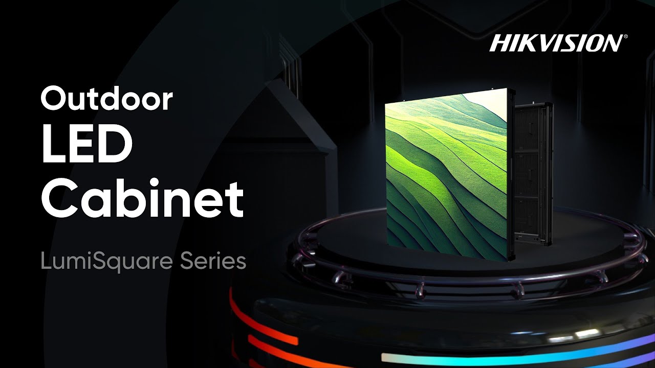 Hikvision LumiSquare Series Outdoor LED Cabinet Demonstration - YouTube