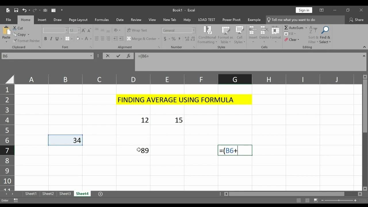 FINDING AVERAGE IN EXCEL USING FORMULA YouTube finding-average-in-excel-using-formula-youtube