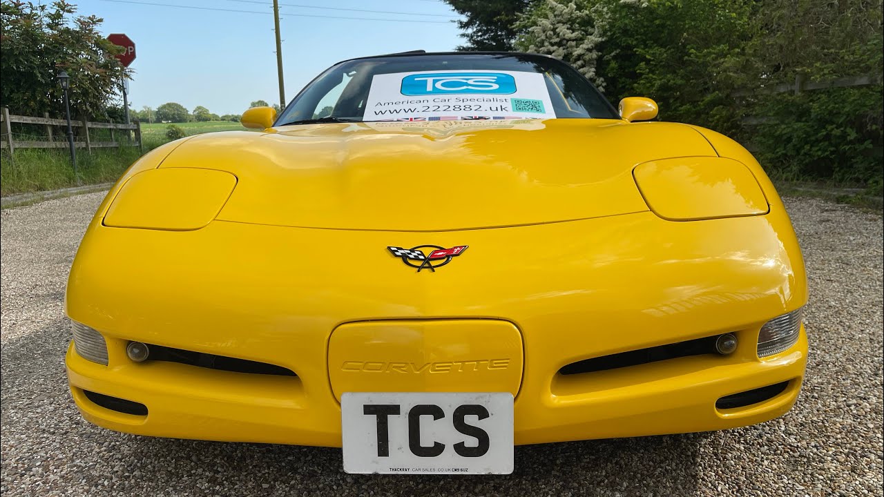 🇬🇧 GB Reg’d 2000MY Corvette C5 5.7L LS1 6-Spd manual, Millennium Yellow ...