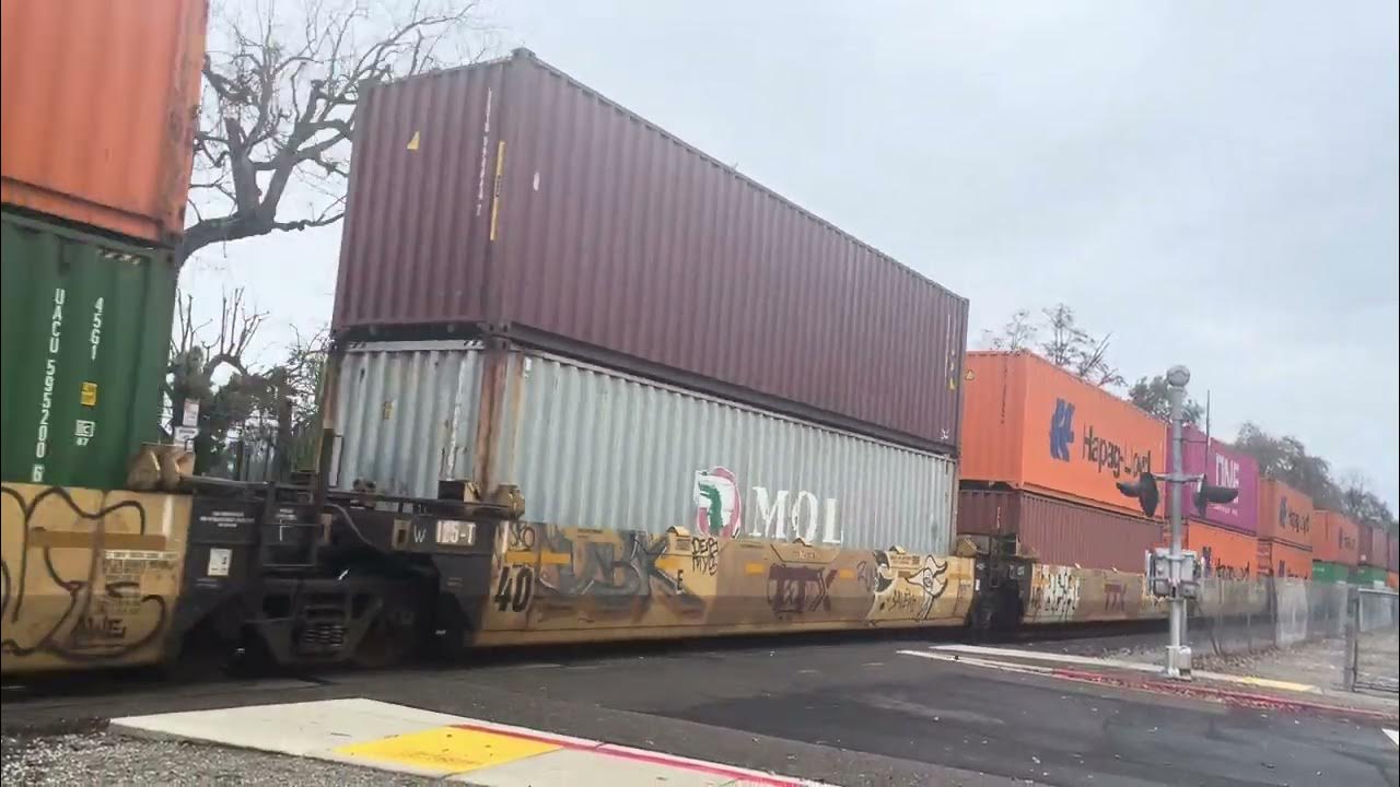 Up 3057 IOANP going through Pleasanton - YouTube