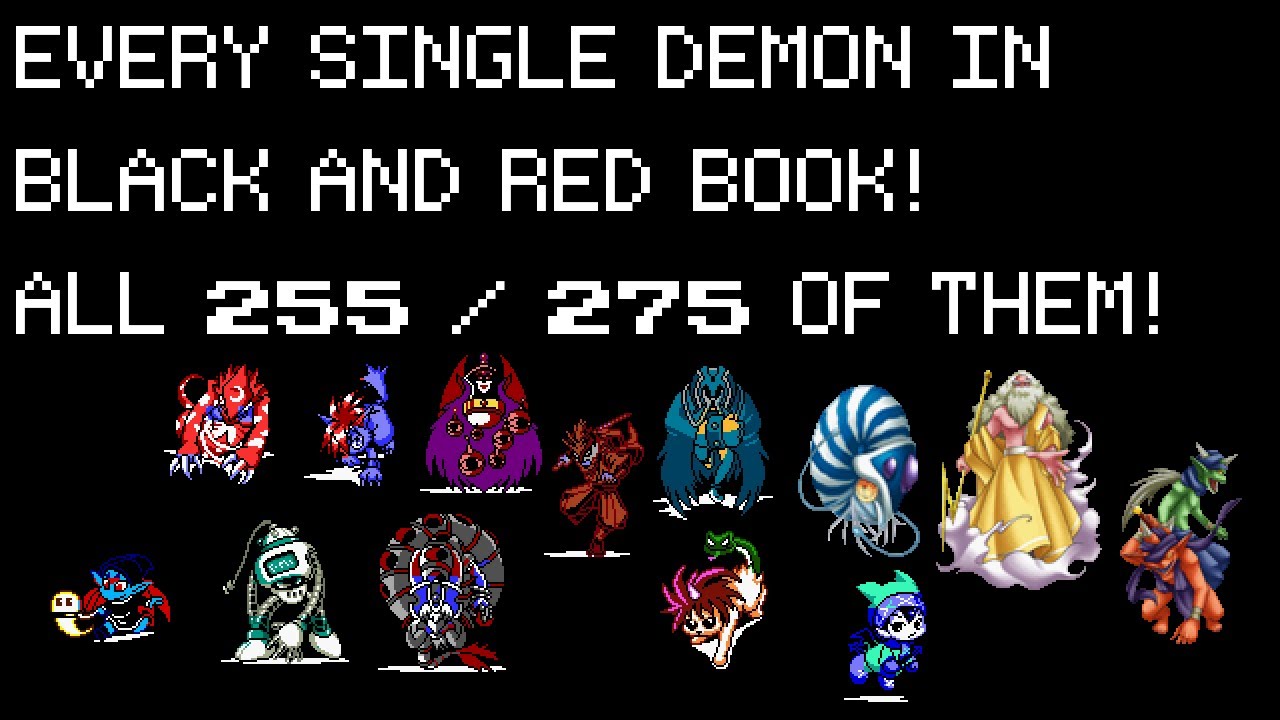 All Devil Children Black / Red Book Demons: Full Demonary (255 / 275 ...