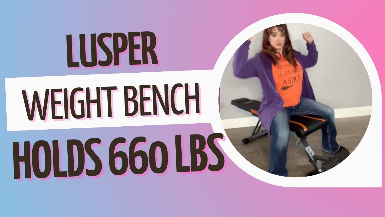 Lusper Foldable Adjustable Weight Bench Review and Assembly - YouTube