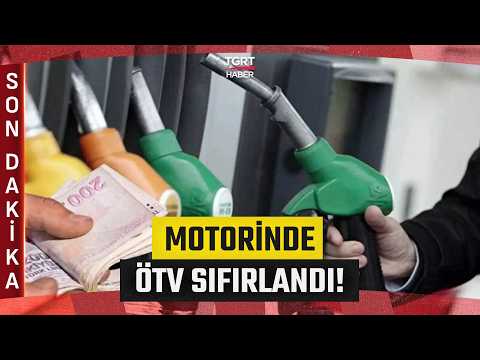 #SONDAKİKA | Motorin Kullananlar Dikkat: ÖTV Sıfırlandı!  - TGRT Haber