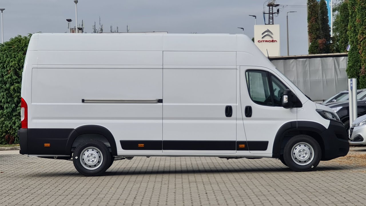 Peugeot Boxer FT L4H3 350 2.2 BlueHDi 165 Ice White - YouTube