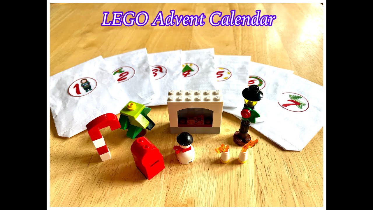 LEGO Advent Calendar MOC Day 1~7 樂高降臨曆 - YouTube