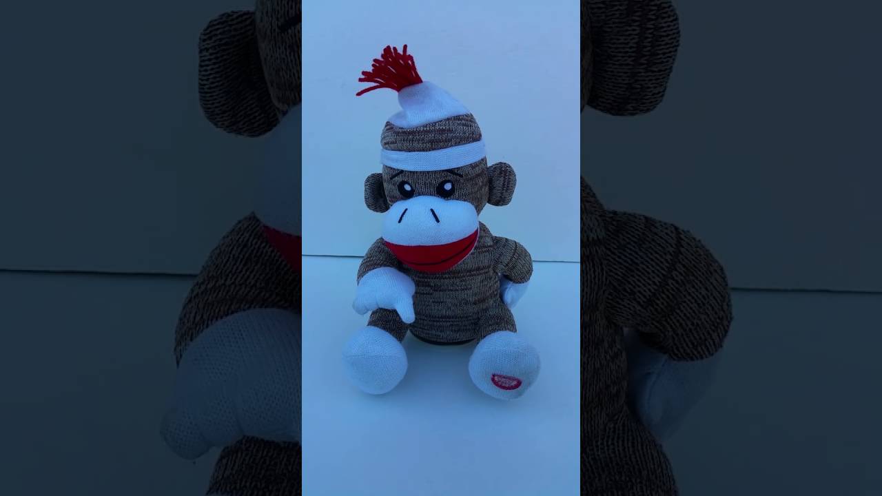 Animated Giggles International Brown Dancing Sock Monkey Song R-E-S-P-E-C-T - YouTube