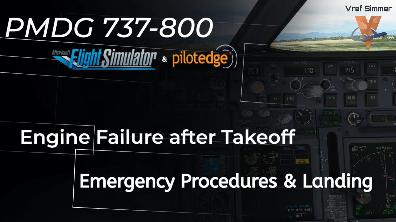 Engine Failure After Takeoff | Full ATC | PilotEdge | PMDG 737 Tutorial ...