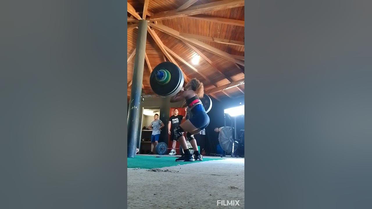 805 Kg Clean Weightlifter Halterofilia Levantamiento Powergirl Strongwomen Weightlifting