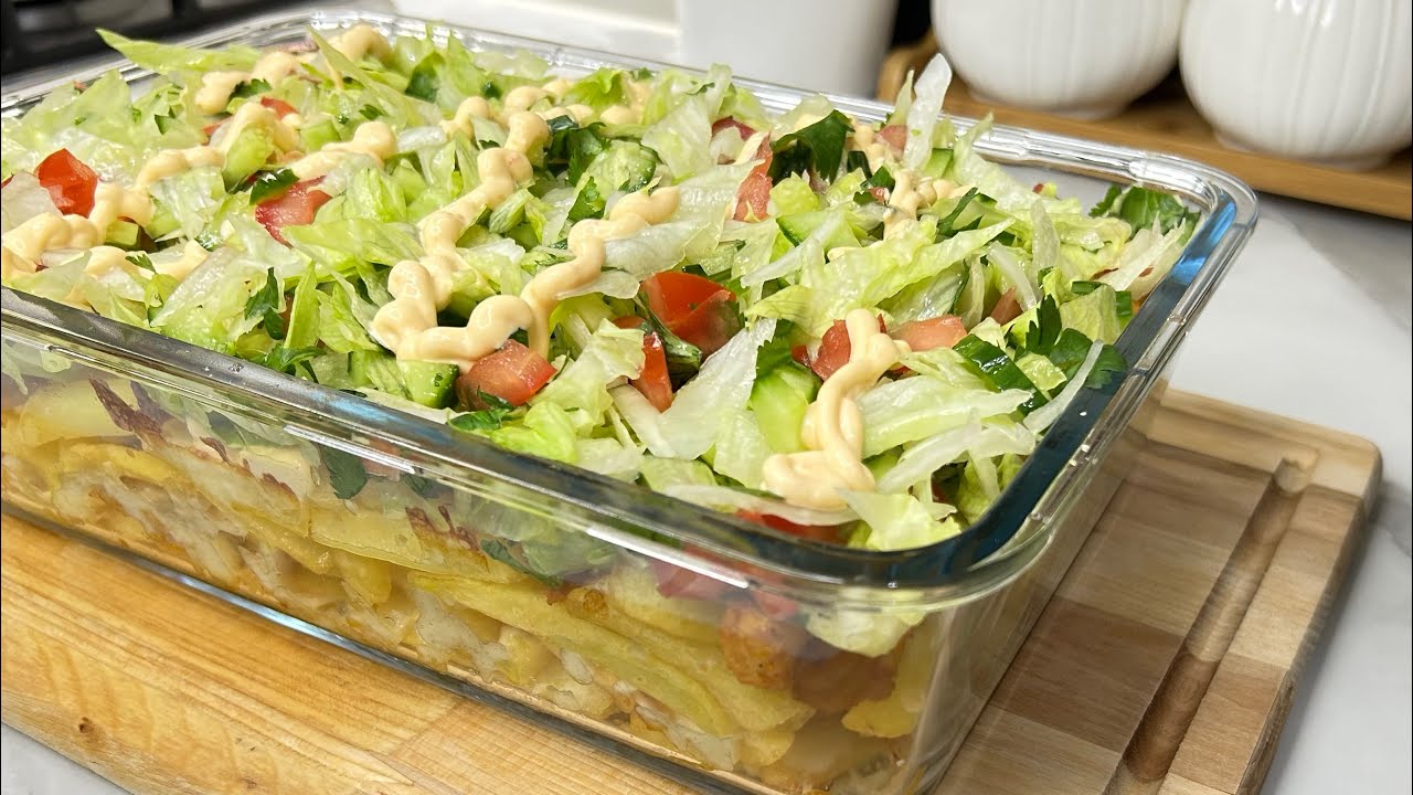 How To Make Chicken Kapsalon | Dutch Fast Food | یک نوع غذا ترکی | The ...