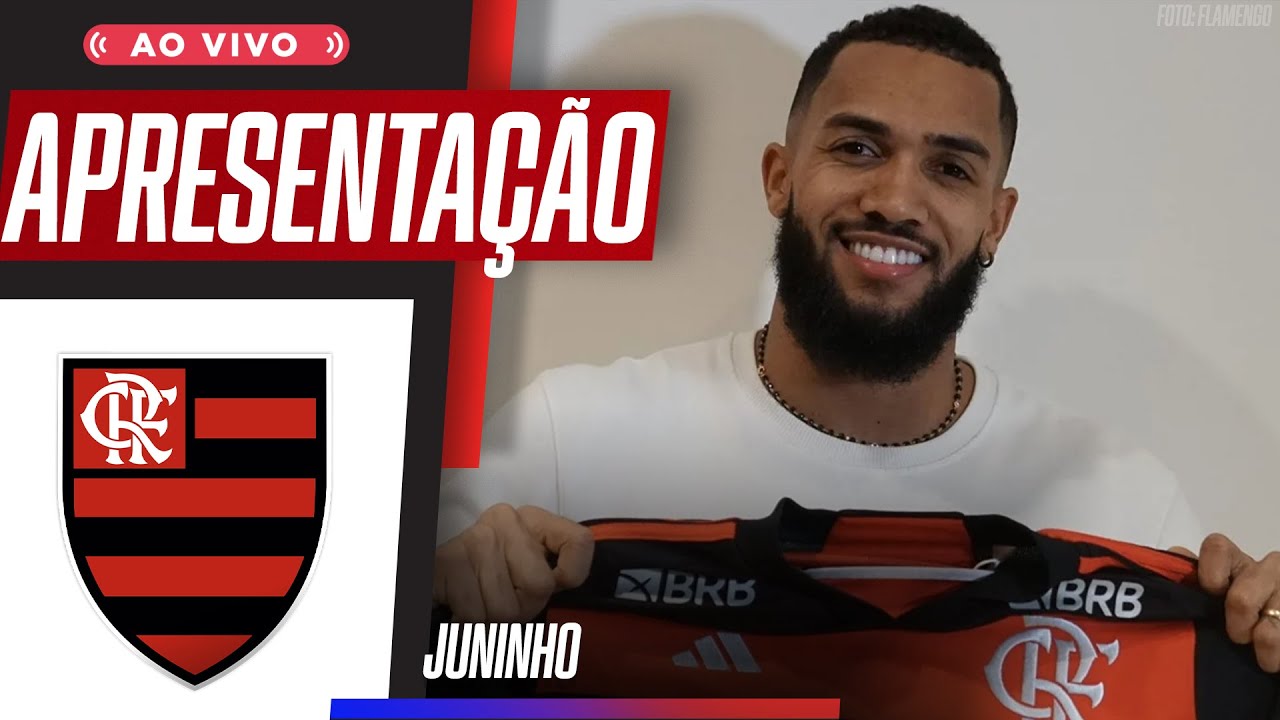 AO VIVO | Apresentação de Juninho no Flamengo - YouTube
