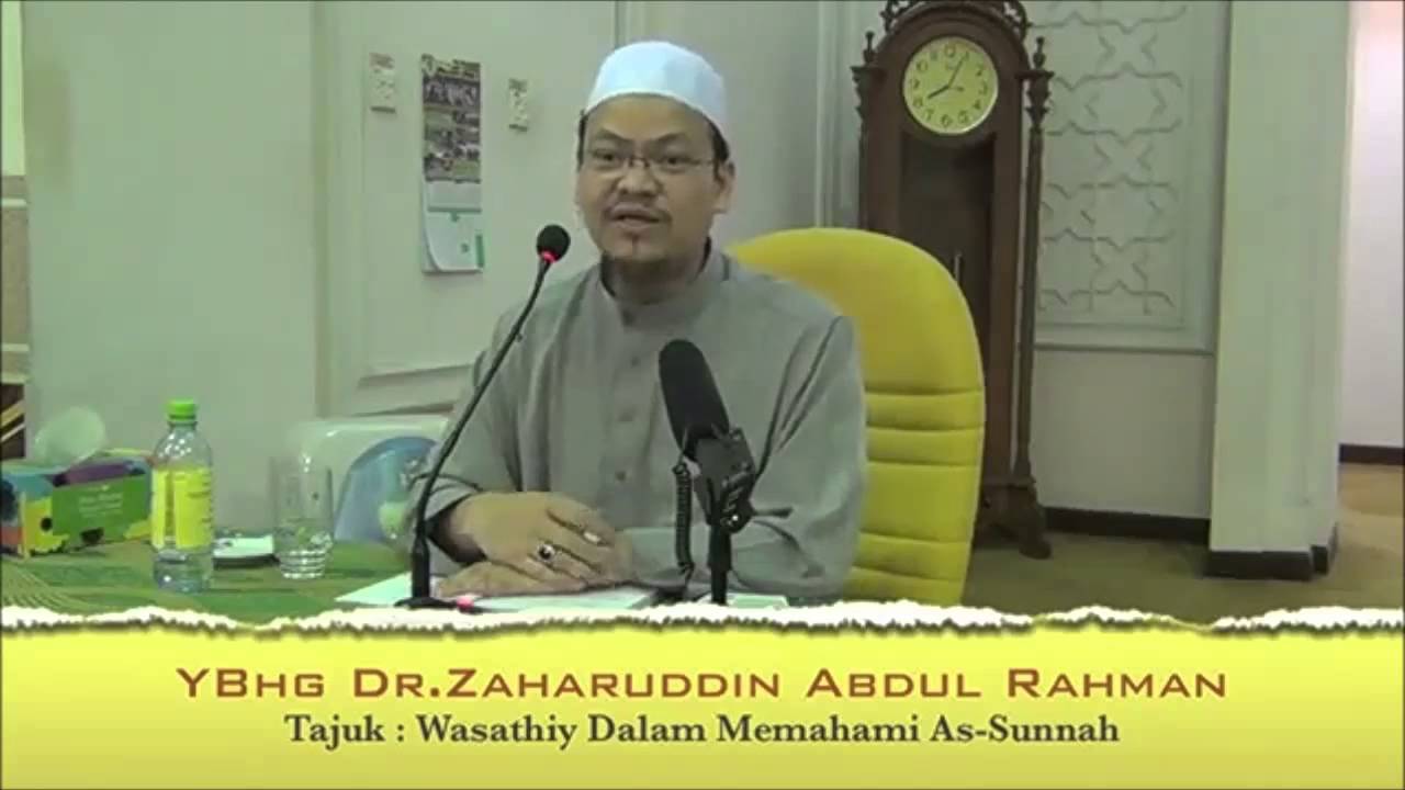 Ustaz DR Zaharuddin Abdul Rahman - Fahami Definisi dan Asas Sirah ...